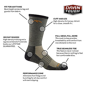 Darn Tough Men's Hunting Boot Lightweight with Cushion Sock (Style 2100)