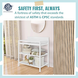 Dream On Me Jax Universal Changing Table, White , 34x20x40 Inch (Pack of 1)