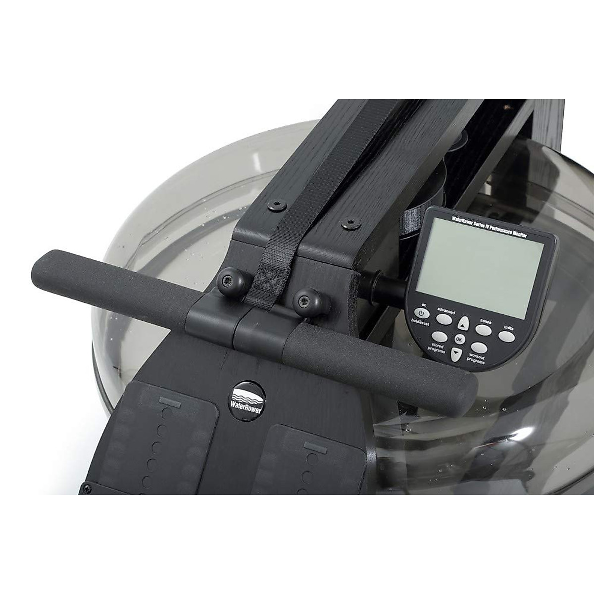 WaterRower Club All Black Rowing Machine in Ash Wood with S4 Monitor