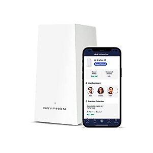 Gryphon AX – Ultra-Fast Mesh WiFi 6 Parental Control Router – Advanced Content Filters and Next-Gen Firewall - 4.3 Gbps Across 3,000 sq. ft. per Router for Multi-Device Households
