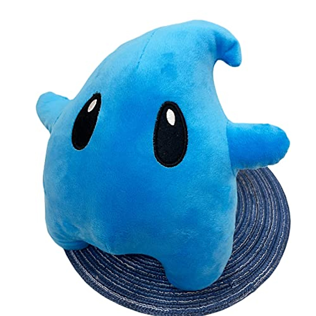 AILAAH Mario All Star Collection Luma Star Stuffed Plush Toy,Mario Plush Suitable for Gift Luma Plush Mario or wear with Princess Peach Costum's,10''(Blue) xt-01