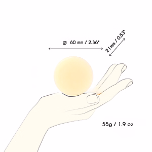 'Écrin de Fleur - Organic Handmade Shaving Soap Bar for women, Chemical Free, 1x55g (1.9 Oz)