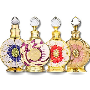 Swiss Arabian Amazing Collection Layali,Yulali,Amaali & Layali Rouge concentrated perfume oils 15ML (0.5Oz). (AMAZING COLLECTION)
