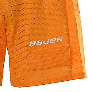 Bauer Core Mesh Jock Shorts, Orange, Men's, Large
