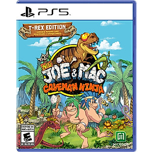 New Joe and Mac: Caveman Ninja - T-Rex Edition (PS5)