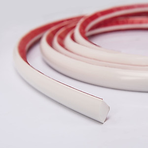 Art3d 10Ft Flexible Trim Caulk Strip, Peel and Stick Trim for Molding, Tile Edge, Ceiling, Wall Corner in White