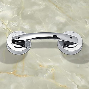 HAOHIZE Shower Grab Bar, Suction Balance Assist Bathroom Shower Handle Suction Cup Handle Bathroom Kitchen Glass Door Anti Slip Handrail Safety Hand Grip
