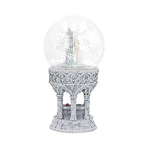 Nemesis Now Love Remains Snowglobe Anne Stokes 18.5cm, Resin, Glass, Water, Ivory