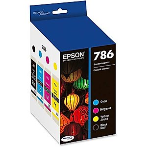 Epson T786120-BCS DURABrite Ultra Black and Color Combo Pack Standard Capacity Cartridge Ink, Black, Cyan, Magenta, Yellow