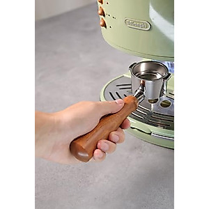 51mm bottomless portafilter 2 ears with Wooden Handle