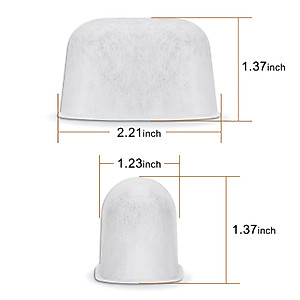 Premium 12-Pack Replacement Charcoal Water Filters for Keurig Coffee Machine