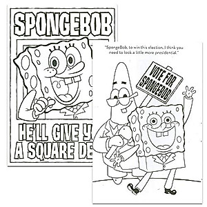 SpongeBob SquarePants Coloring and Activity Book Set with Stickers (2 Books and Play Pack)