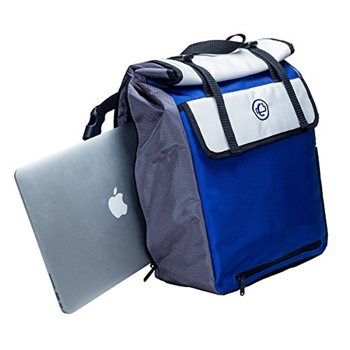 Case-It Laptop Backpack 2.0 with Hide-Away Binder Holder, Fits 13 Inch and Some 15 Inch Laptops, Purple (BKP-202-PUR)