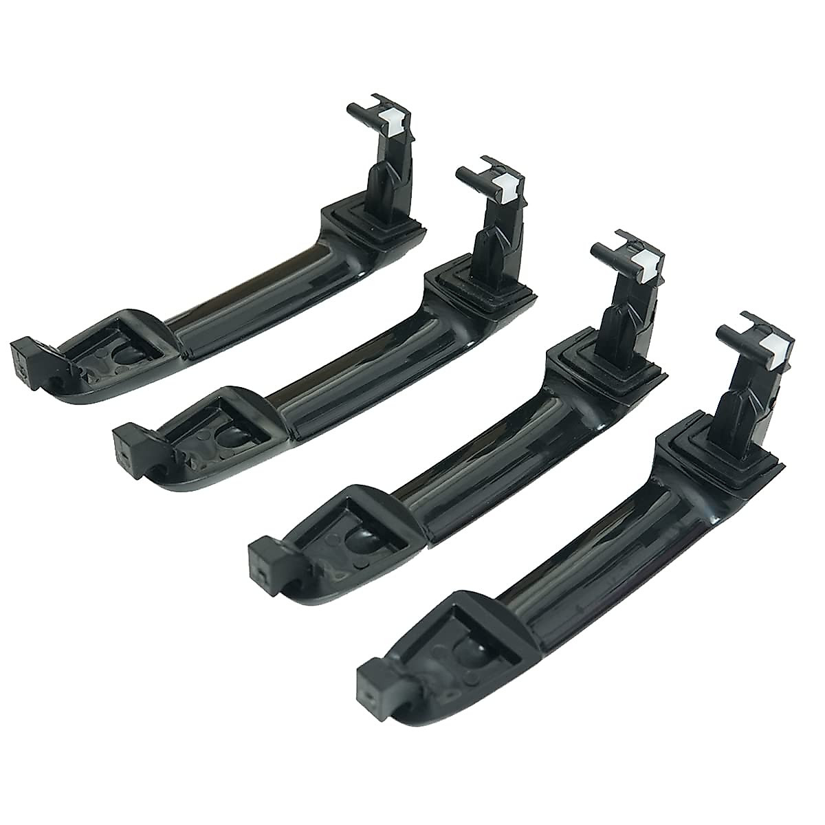 YMHHefy Door Handle Compatible for Hyundai Sonata 2005 2006 2007 2008 2009 2010 82651-3K000 826513K000 Outside Exterior Black Front Driver Passenger Side Rear Left Right 4Pcs