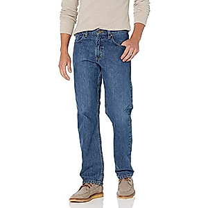 Carhartt Men's Relaxed Fit 5-Pocket Jean, Bay, 38 x 30