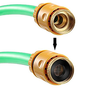 20 Pieces Stainless Steel Filter Hose Washers Inlet Hose Screen Washer Repair Kit for 5/8 inch Washing Machine and 3/4 inch Garden Hose Connector