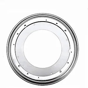 2wayz 8" Industrial Grade DIY Lazy Susan Turntable Swivel Base. Easily Turn & roll up to 700 LBS Table Plates. Heavy Duty Ball Bearing Hardware Mechanism, Enjoy!, Wooden Lazy Susan