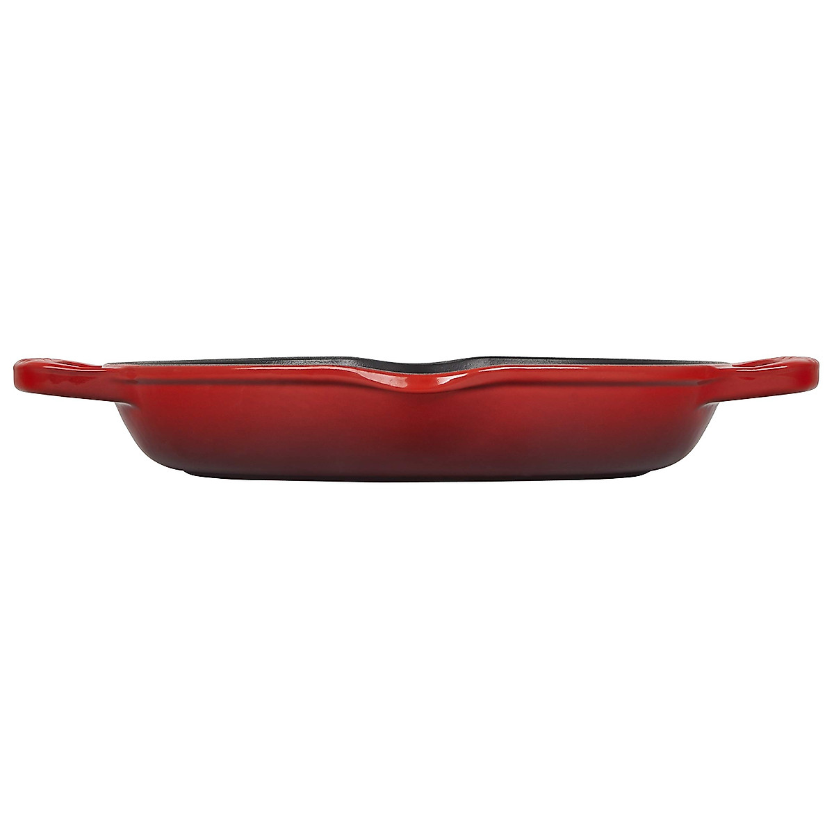 Le Creuset Enameled Cast Iron Signature Deep Round Grill, 9.75", Flame