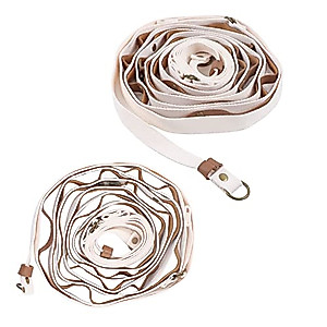 17ft Portable Clothesline for Travel, Camping PU Hanging Lanyard Campsite Storage Strap 25 Clothesline Binding Chain Rope