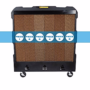 Portacool PARKULJ27000 Kuul Replacement Evaporative Media Set for Jetstream 270, PAC2K482S, Tan