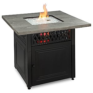 Endless Summer DualHeat Dakota Fire Pit | Dual Heat 2 in 1 Propane Fire Pit & Outdoor Heater | 41,000 Total Combined BTU | 38" Dual Heating Patio Fire Pit | Outdoor Fire Table & Heater