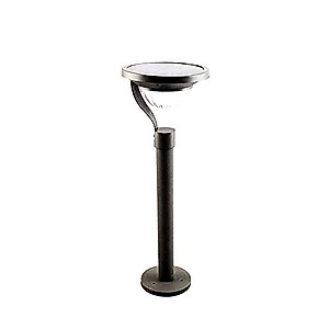 ZMY Solar Energy Waterproof Pillar Lighting Outdoor Black Acrylic Column Lamp Modern LED Ultra Bright Garden Post Light Lawn Landscape Home Pathway Illumination