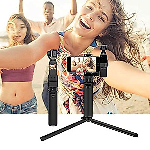 Smatree Portable Osmo Pocket 2 PowerStick(PowerBank) Compatible for DJI Osmo Pocket 2 & DJI Osmo Pocket 1, Handheld Smartphone Holder Mount Bracket with Tripod for Osmo Pocket Camera