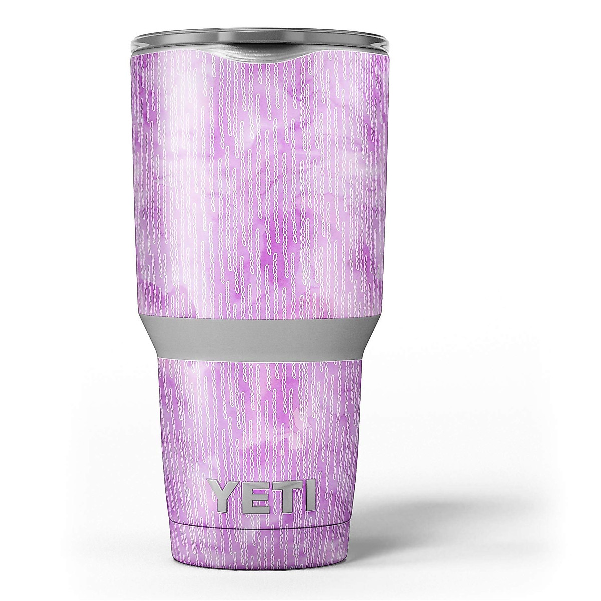 Design Skinz Pink Grunge Surface with Microscopic Matter - Skin Decal Vinyl Wrap Kit Compatible with The Yeti Rambler Cooler Tumbler Cups