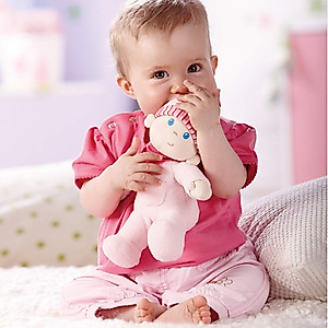 HABA Doll Snug Up Luisa 8" My First Baby Doll, Machine Washable & Safe for Birth & Up, Newborn Toys