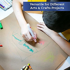 Brown Kraft Paper Roll 17.5 in x 1320 in (110 ft) Made in The USA - Brown Paper Roll - Brown Wrapping Paper Roll - Brown Craft Paper Roll - Roll of Paper - Kraft Wrapping Paper, Shipping Paper