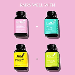 HUM Private Party Cranberry Pills for Women - Daily Vaginal Probiotic Women's Vitamins for Urinary Tract Health - Vegan Lactobacillus Supplement for a Balanced Vaginal pH + Microbiome (30 Capsules)