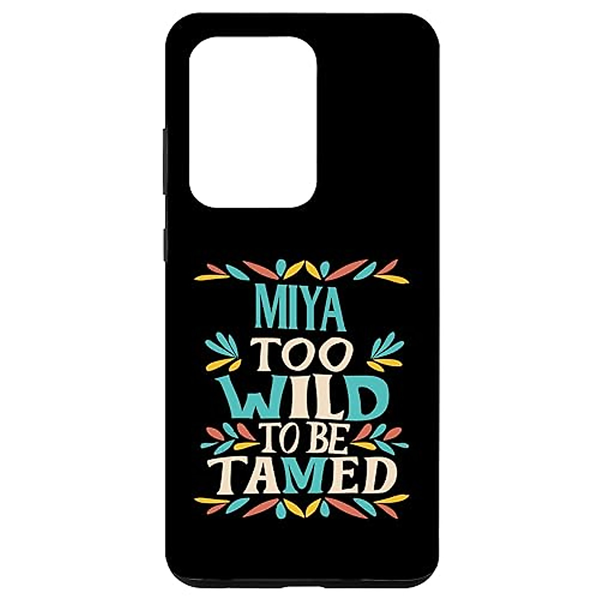 Galaxy S20 Ultra MIYA Name Cute Retro Girls Wildflower MIYA Name Case