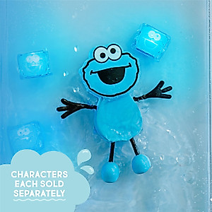 Glo Pals x Sesame Street Water-Activated Light-Up Cubes for Sensory Play (Cookie Monster - Cubes Only)