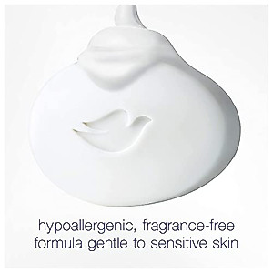 Dove Bath Bars, Sensitive Skin, Unscented, 4 Ounce (Pack of 6) (Packaging may vary)