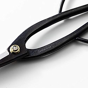 Wazakura Japanese Bonsai Tool Kit Set MADE IN JAPAN, Long Handle Ashinaga Scissors 8inch(200mm) + Concave Branch Cutter 8inch(200mm)