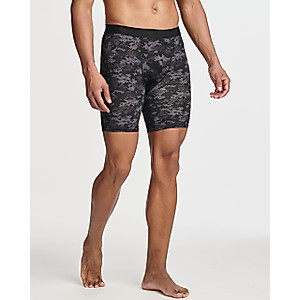 5 Pack: Mens Compression Short Biker Shorts for Men Cool Spandex Sports Basketball Workout Gym Yoga Base Layer Tight Skins Active Athletic Running Underwear Briefs Quick Dry Dri Fit- Set 7, M