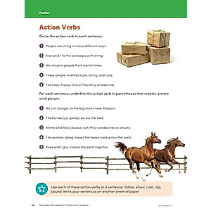 Scholastic Success with Grammar Grade 4 Workbook