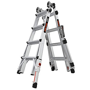 Little Giant Ladders, Epic, M17, 17 foot, Multi-Position Ladder, Aluminum, Type 1A, 300 lbs weight rating, (16817-818)