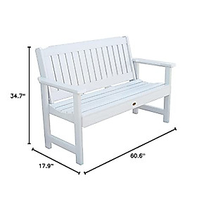 Highwood AD-BENW1-WHE Lehigh Garden Bench, 5 Feet, White