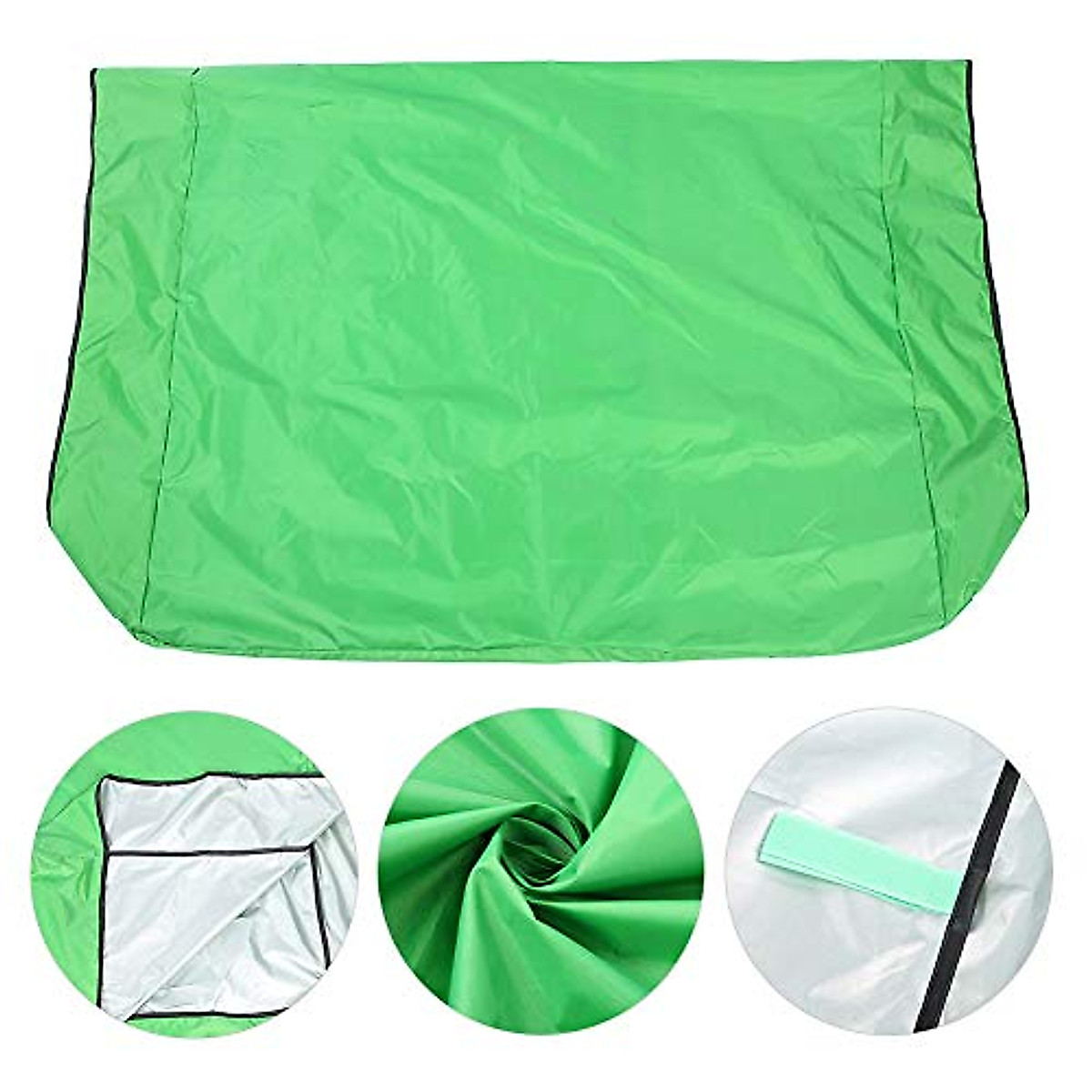 Bicaquu 191X120cm Snowproof Swing Canopy Cover, Frostproof Swing Canopy Cover Replacement, Balconies Gardens for Swing