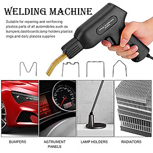 50W Standard Plastic Welding Machine, Plastic Welder Auto Bumper Repair Kit Car Bumper Repair Kit with Staples Hot Stapler Plastic Repair Kit
