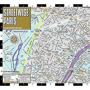 Streetwise Paris Map - Laminated City Center Street Map of Paris, France (Michelin Streetwise Maps)