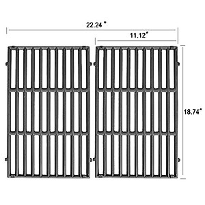 Stanbroil Cast Iron Cooking Grate for Weber Genesis II and Genesis II LX 400 Series Gas Grills - Grill Grid Grate for Genesis 2022 Genesis E-435, Genesis S-435, Genesis SPX-435, Set of 3