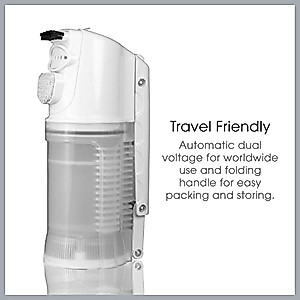 Conair Travel Steamer for Clothes, Mini Garment Steamer, Fabric Steamer in White by Travel Smart
