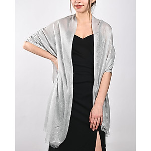 FURTALK Womens Sparkling Shawls and Wraps For Evening Party Bridal Wedding Formal Dresses