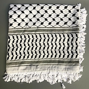 NEW AGE KRAFTZ Palestine Scarfs, Shemagh Keffiyeh, Scarf For Men, Palestine Original,100% Cotton, Tactical scarf, Palestinian keffiyeh, Palestinian Gifts, Scarf For Women, Handmade Scarf
