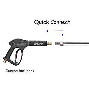 M MINGLE Pressure Washer Extension Wand, Pressure Washer Accessories Kit, 1/4 inch