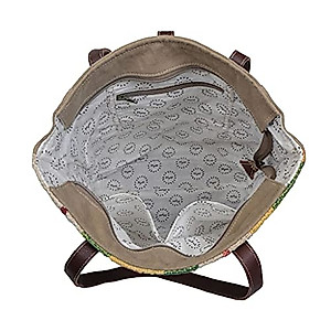 Myra Bag Owner'S Pride Tote Bag Upcycled Cotton & Hair Leather S-3050