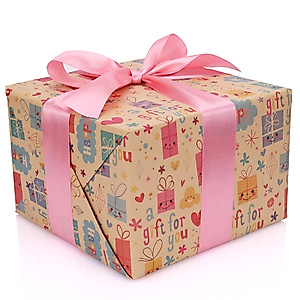 Baocuan 1-1/2 inch Rose Gold Satin Ribbon 50 Yards Solid Fabric Ribbons Roll for Wedding Invitations, Bridal Bouquets, Sewing, Party Decorations, Gift Wrapping and More