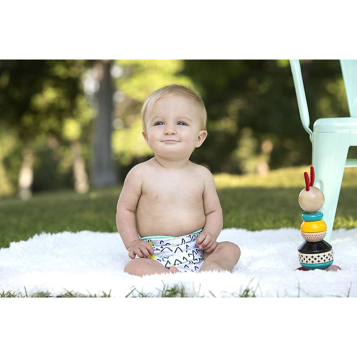 GroVia Organic All-in-One Cloth Diaper - Arctic